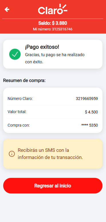 Claro Móvil | Paquetes, Recargas y Adelantos En Línea